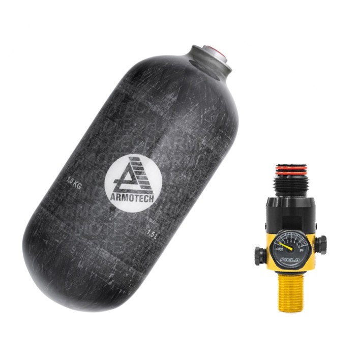DYE/PE Armotech 1,5L met 4500 PSI Regulator - GoPaintball Shop | Get ...