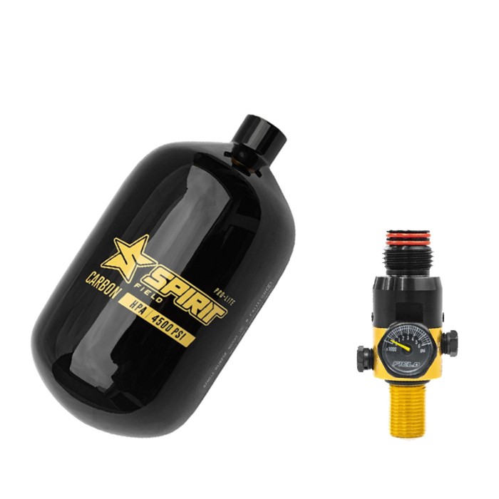 Spirit Field Pro-Lite Carbon Tank 0,8L met 4500 PSI Regulator ...