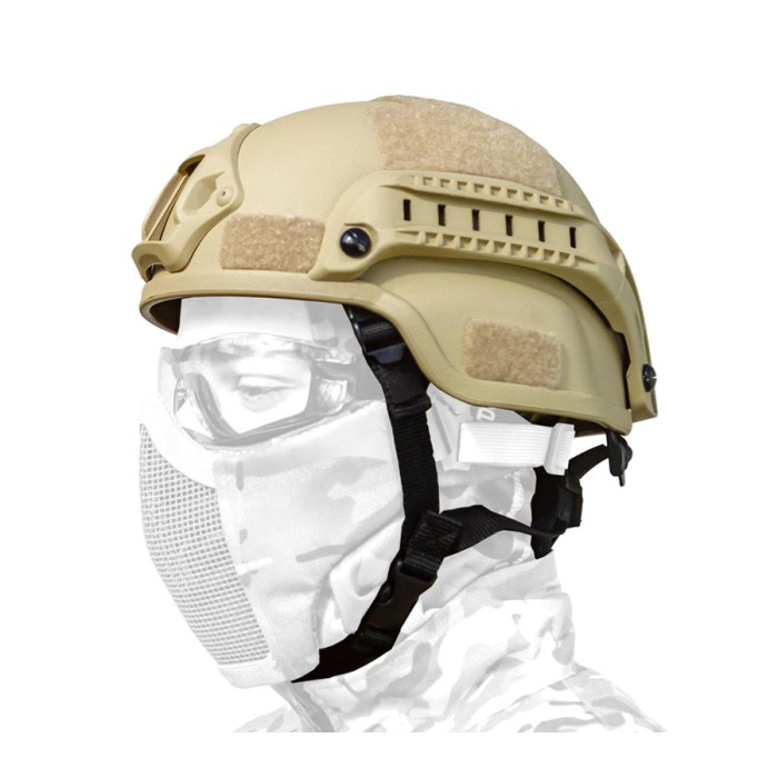 Spirit Field Tactical Fast Helmet Tan - GoPaintball Shop | Get Your Gear!