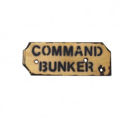 Command Bunker Sign - GoPaintball Shop | Get Your Gear!